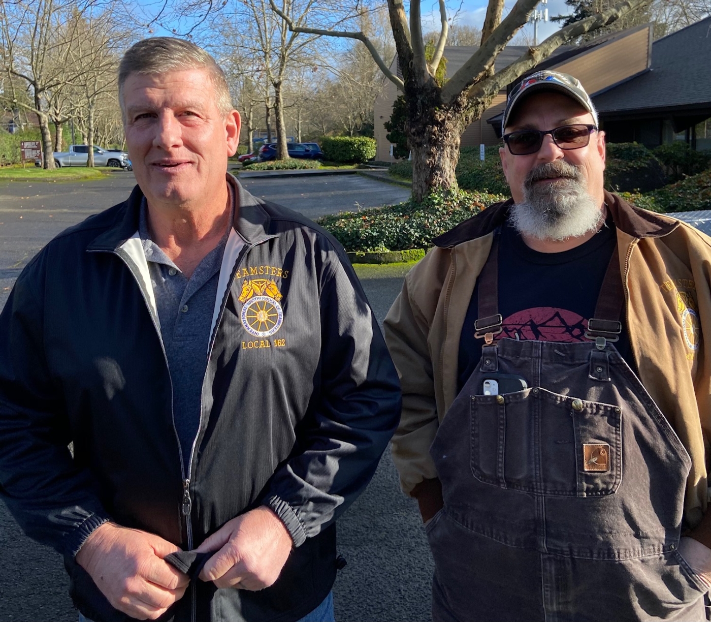 Local 162 Secretary-Treasurer Bob Sleight with longtime member Tony ...