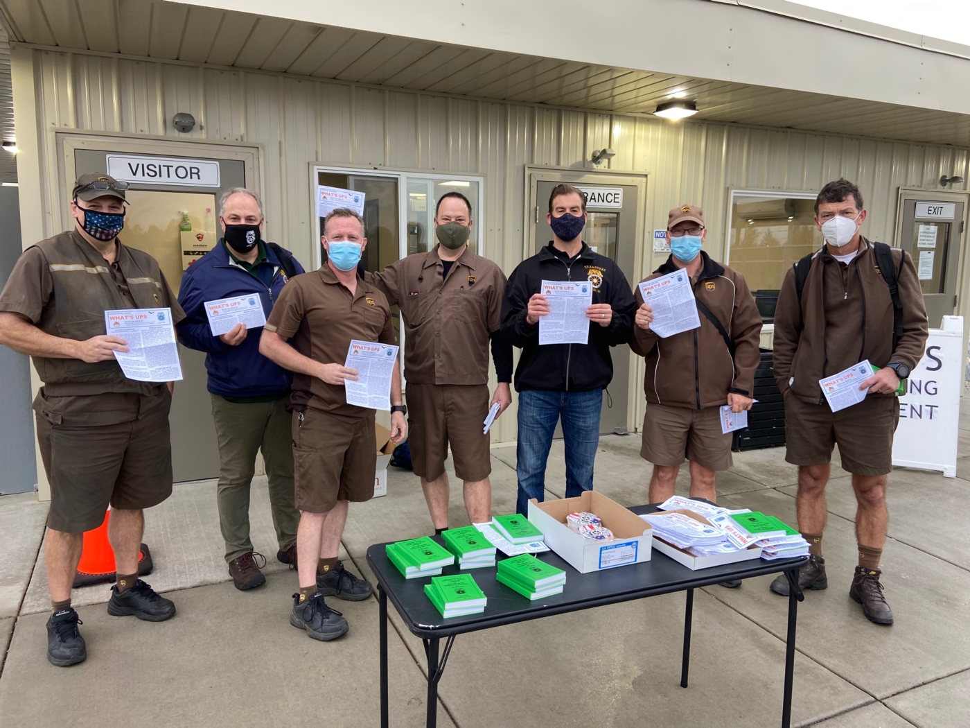 Local 162 Shop Stewards at the Hillsboro UPS facility join Business ...